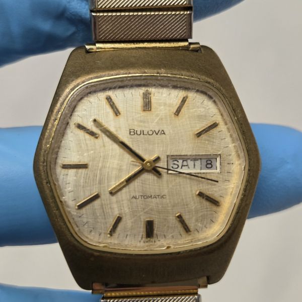 Bulova Watch N7 Automatic Date Day 1977 Vintage Rare Design ...
