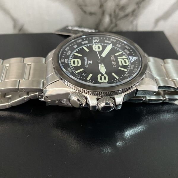 Seiko Prospex Land Compass Automatic Black Dial Gents Watch SRPA71K1 ...