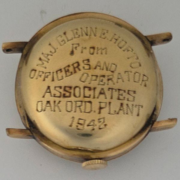 WW2 Elgin Military Style Manual Movement Gold Filled Watch w/ Personal ...