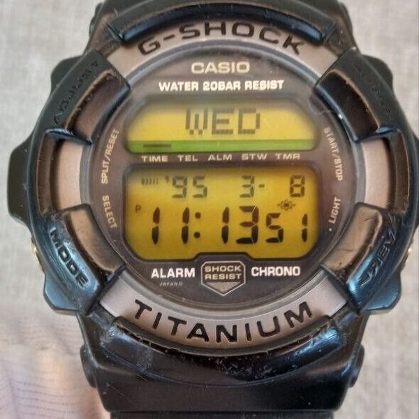 CASIO MRG -1 TITANIUM G SHOCK 1556 MODULE PERFECT WORKING CONDITION ...