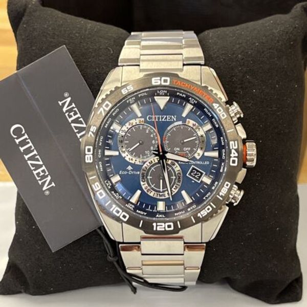 CITIZEN Eco-Drive PROMASTER Stainless Men's Chronograph Watch - CB5034 ...