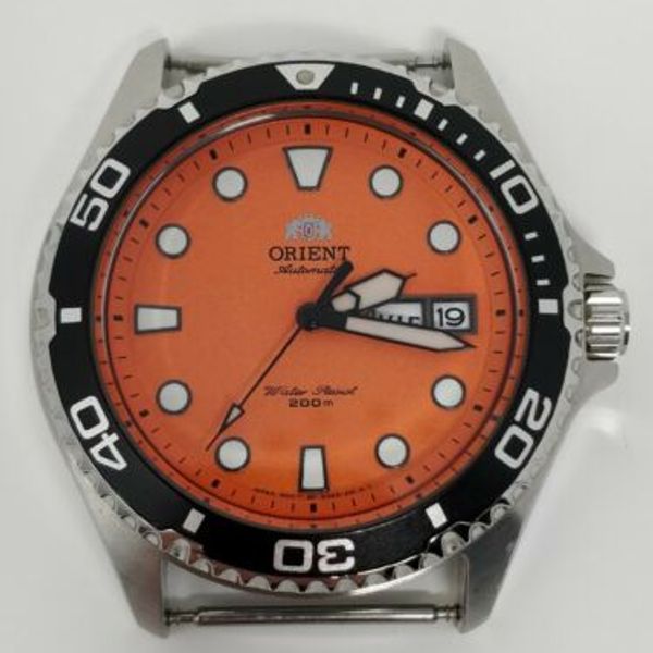 Orient Ray Orange dial dive watch | WatchCharts Marketplace