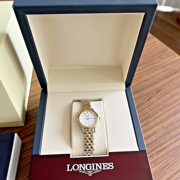 Authentic Longines Automatic Flagship Diamond Accent Two Tone Watch ...