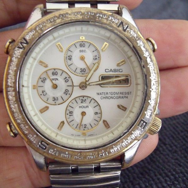 Vintage Casio Men's Watch 1325 MWA-800 ...Analogue & Digital ...