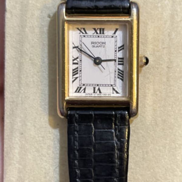Vintage Ricoh Women’s Tank Watch Ricoh Elemex Corp. RARE | WatchCharts ...
