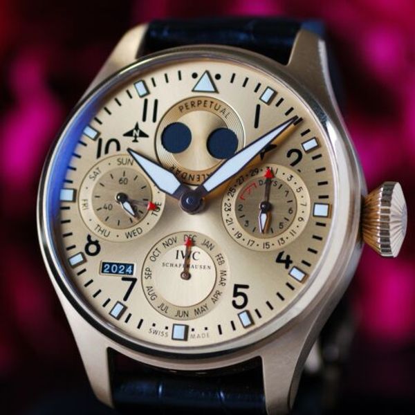 IWC Big Pilot's Perpetual Red Gold Boutique Edition 1/250 Complete Set ...