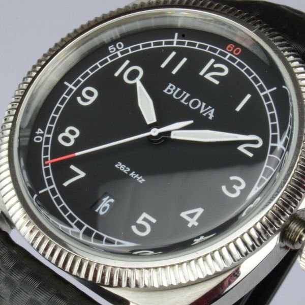 Bulova Military Watch 96b229 Ultra High Frequency 262 kHz b5 wr100m ...
