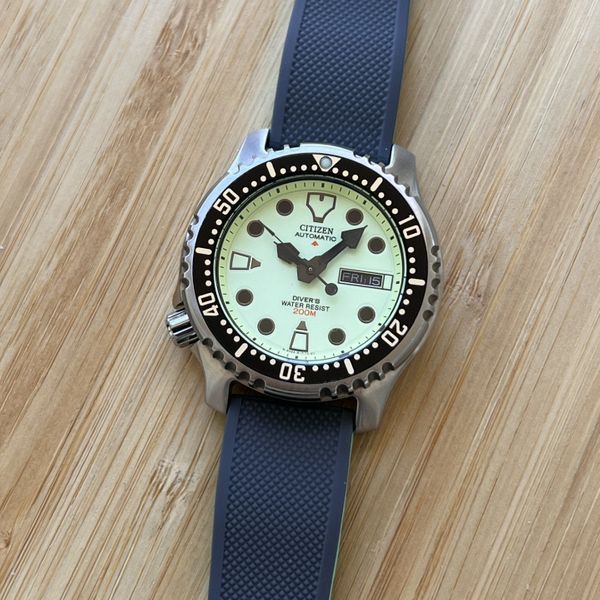 Citizen Full Lume Promaster Diver NY0040-09W - Custom blacked out ...