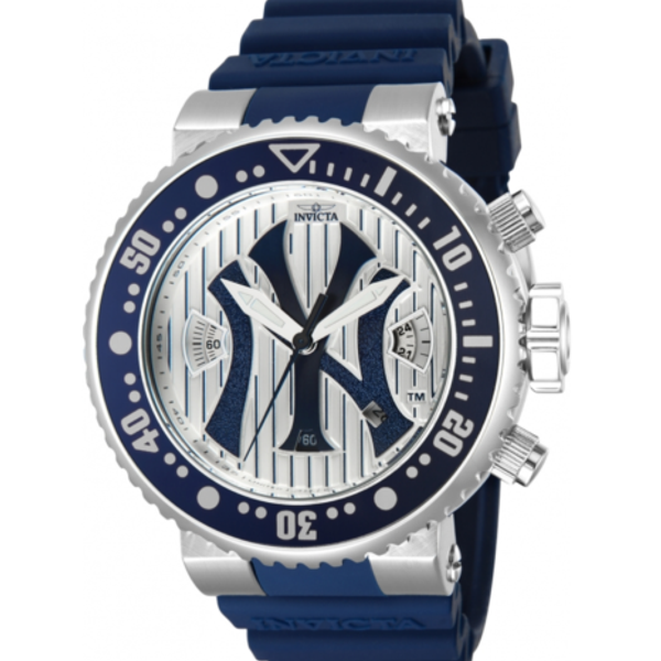 Invicta MLB New York Yankees Men's 52mm Limited Edition Blue Chrono ...
