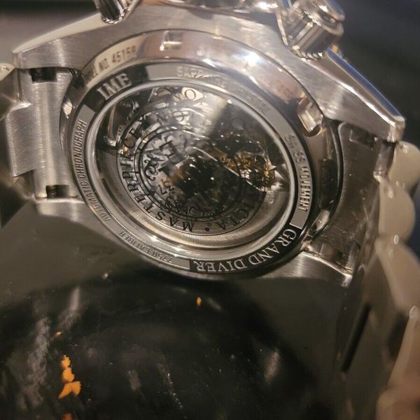 INVICTA MASTERPIECE GRAND DIVER VALJOUX 7750 MODEL 45158 | WatchCharts ...
