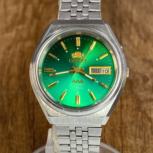 Orient AAA Crystal vintage automatic 21 jewels Japan mens watch ...