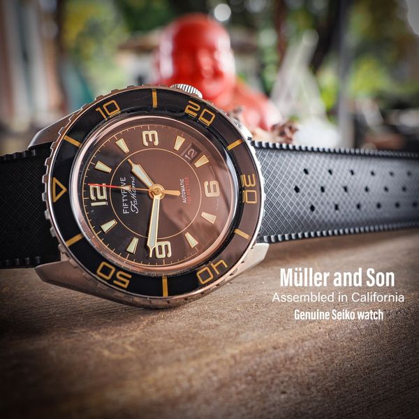 MÃ¼ller&Son Watch [Modern Gold Mod 2] made from Seiko SRPK99 Fifty Five ...