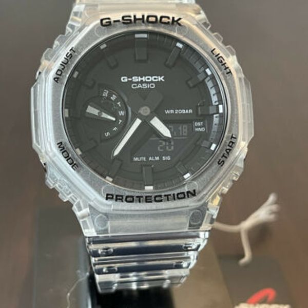 Casio Casioak G-SHOCK GA2100SKE-7A Transparent Watch Ready To Ship ...