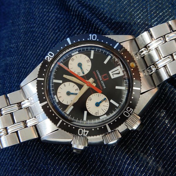 Universal Geneve Gen 1 Space Compax 1967 Valjoux 72 Near MINT Condition ...