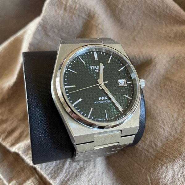 Tissot PRX 80 Green 40mm w/ Delugs Strap ($145 MSRP) | WatchCharts