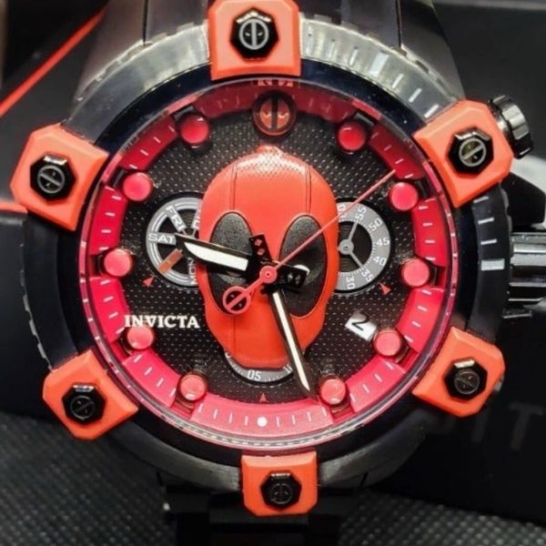Invicta Limited Edition 1/3000 Marvel Deadpool Men's Watch 27155 48 mm ...