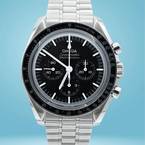 2024 Omega Speedmaster Moonwatch Hesalite 42mm 31.30.42.50.01.001 BOXES ...