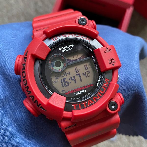 FS: Casio G-Shock GW8230NT Frogman 30th Anniversary Red | WatchCharts ...