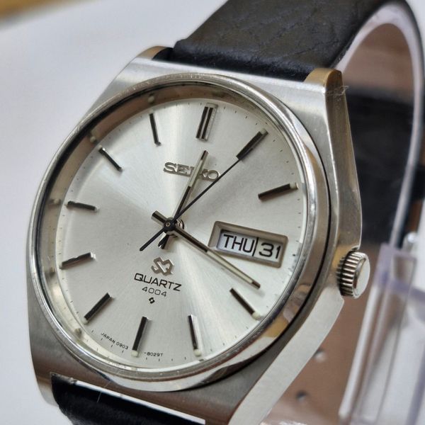 LOVELY 1976 SEIKO 4004 QUARTZ WATCH 0903 MOVEMENT TRIPLE DAYS RUNS ...