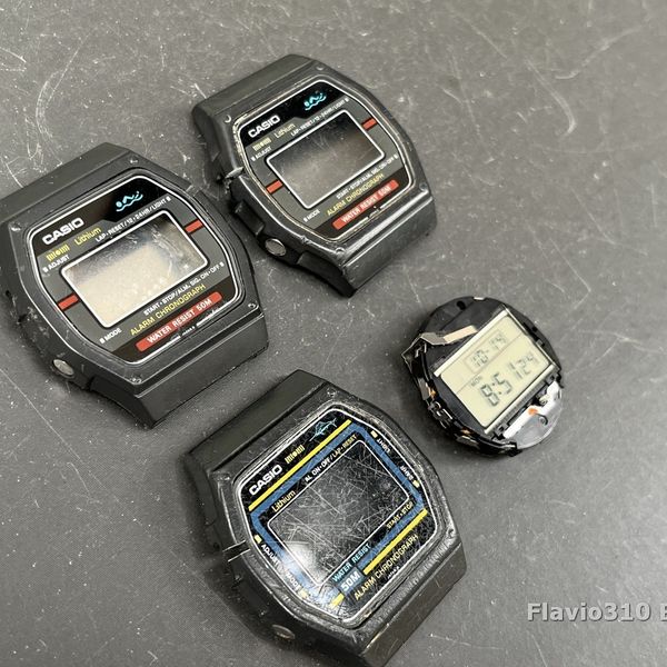 (P/R) Rare CASIO W-20 (152) Swimmer & Marlin Cases - Module Working ...
