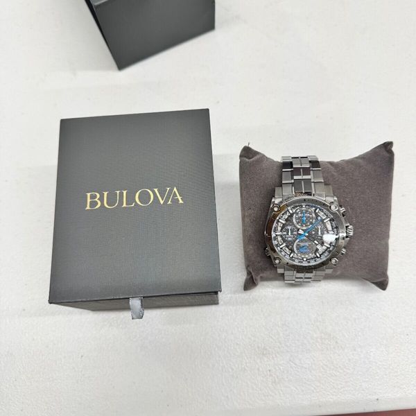Bulova Men's 98B229 Stainless Chronograph Precisionist Bracelet Watch ...