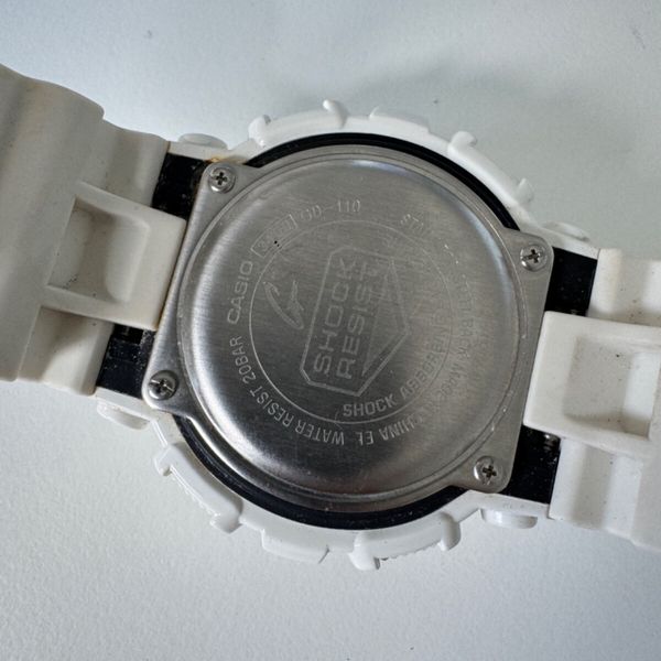 Casio G-Shock GD-110 White Digital Mens Watch | WatchCharts Marketplace
