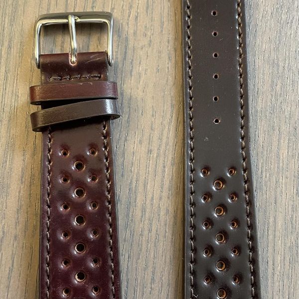 [WTS] Fluco Horween Shell Cordovan Racing Strap (20mm) | WatchCharts