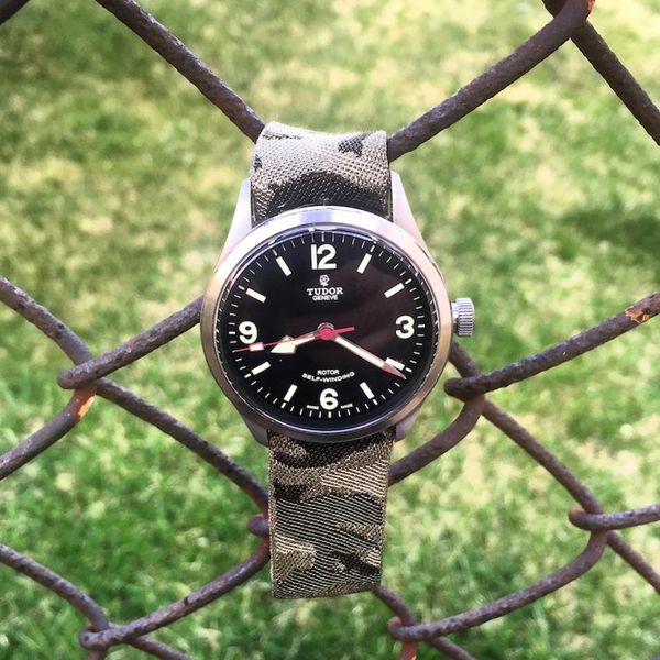 Tudor Heritage Ranger w/ bracelet, camo strap, box, and papers - $1800 ...