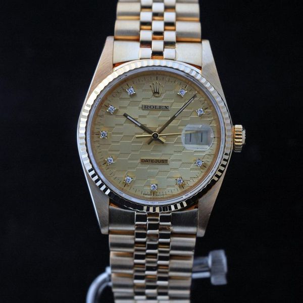 FS: 1986 Rolex Datejust 18k Y/G Chevy Dial Ref. 16018 | WatchCharts