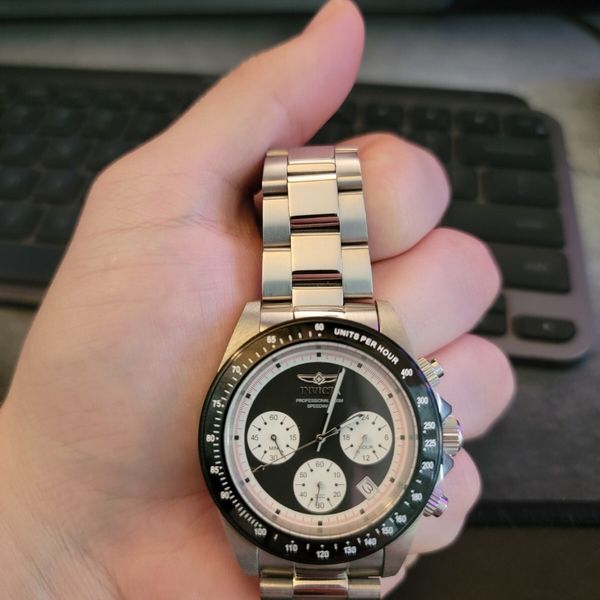 RARE Invicta Men's Speedway Paul Newman Panda Dial Chronograph 23120 ...