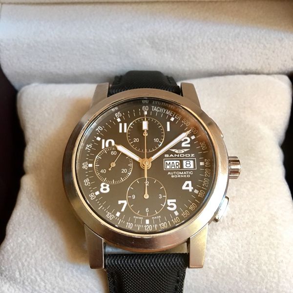 FS: Sandoz Valjoux 7750 pilot chronograph $380 | WatchCharts