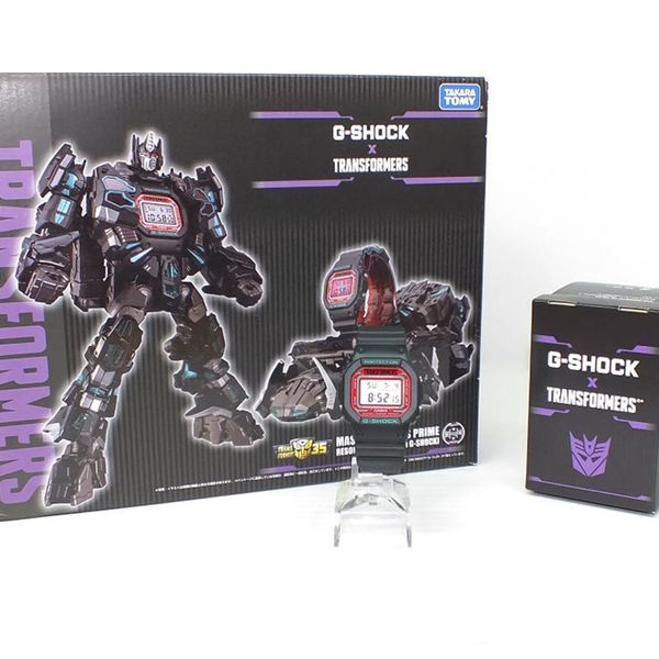 [Used] CASIO G-SHOCK x TRANSFORMERS DW-5600TF19-SET Collaboration model ...