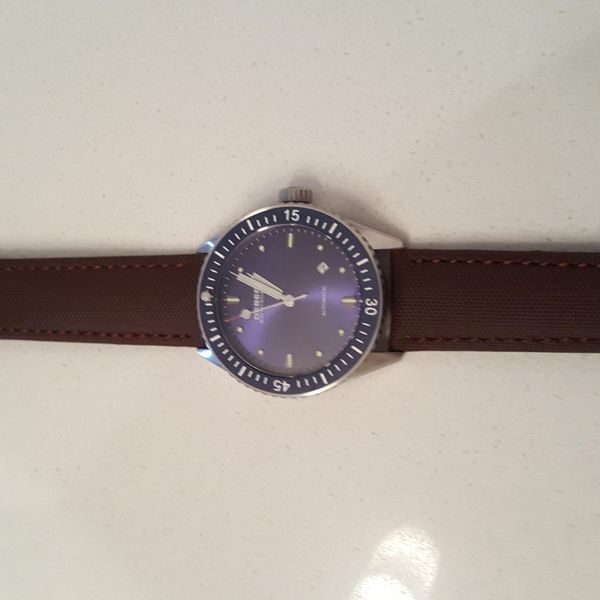 DEBERT Bathyscaphe Blue dial automatic 43mm | WatchCharts Marketplace