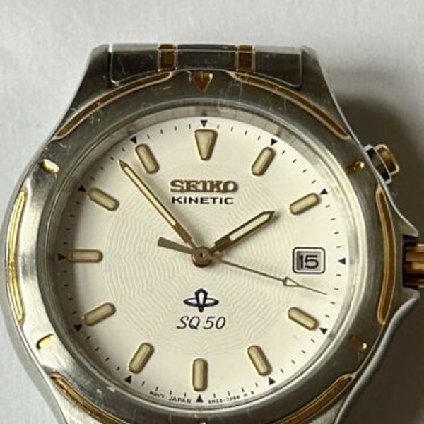 Seiko kinetic SQ50 Watch | WatchCharts Marketplace