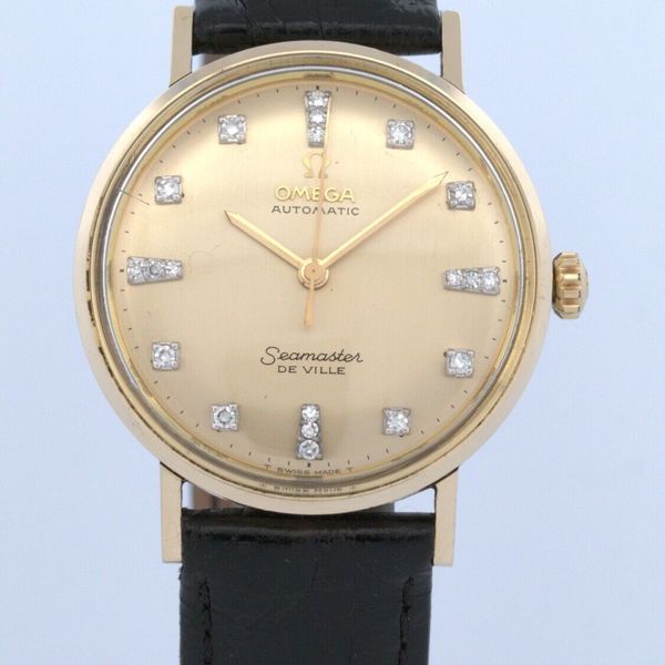 1967 Omega Seamaster De Ville Cal. 550 Ref.LL6590-1 14k Gold Automatic ...