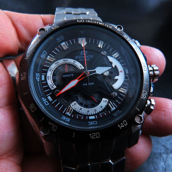 EF-550 Casio Edifice Chronograph Quartz Men Watch | WatchCharts Marketplace