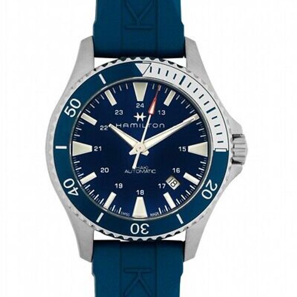 NEW Hamilton Men's Watch Blue H82345341 Khaki Navy | WatchCharts ...