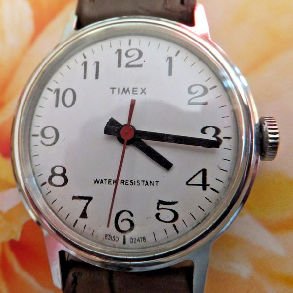 British Made 1978 Timex Sprite 30mm Hand Wind Mechanical Watch ...