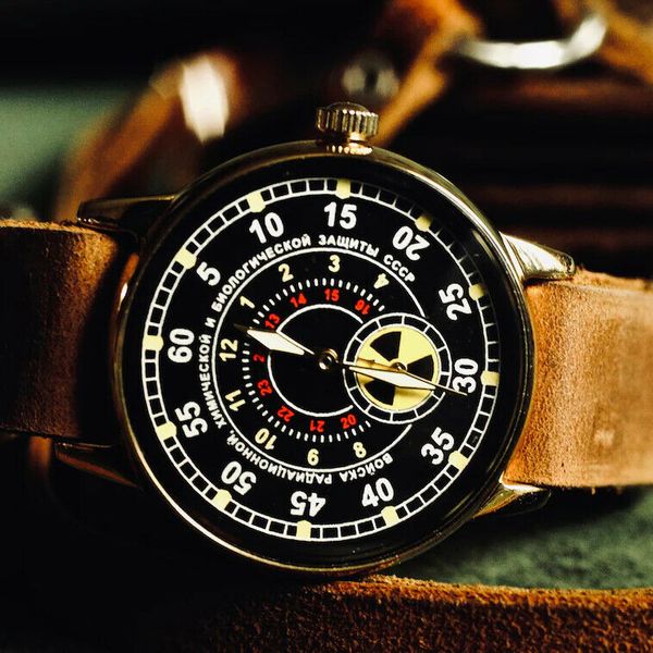 Men's Wrist watch Pobeda Mechanical Radiation Chernobyl Soviet USSR ...