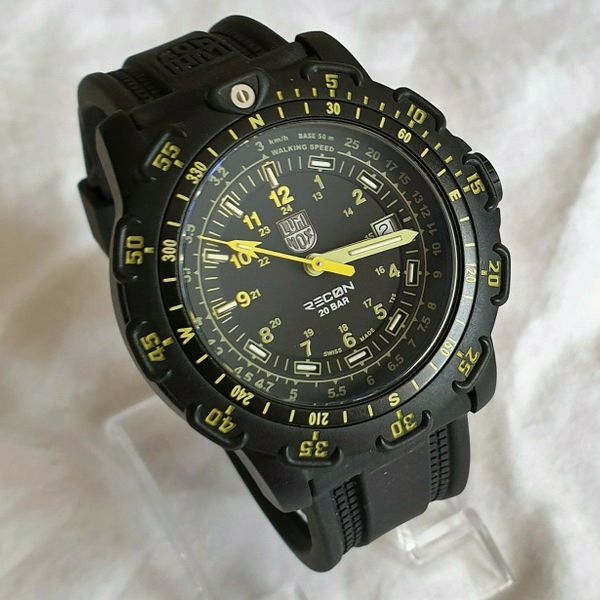 LUMINOX Force Recon SERIES 8800 Watch Black & Yellow | WatchCharts ...
