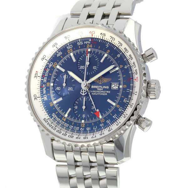 [Double points] Breitling Navitimer World Chronograph GMT A2432212 ...