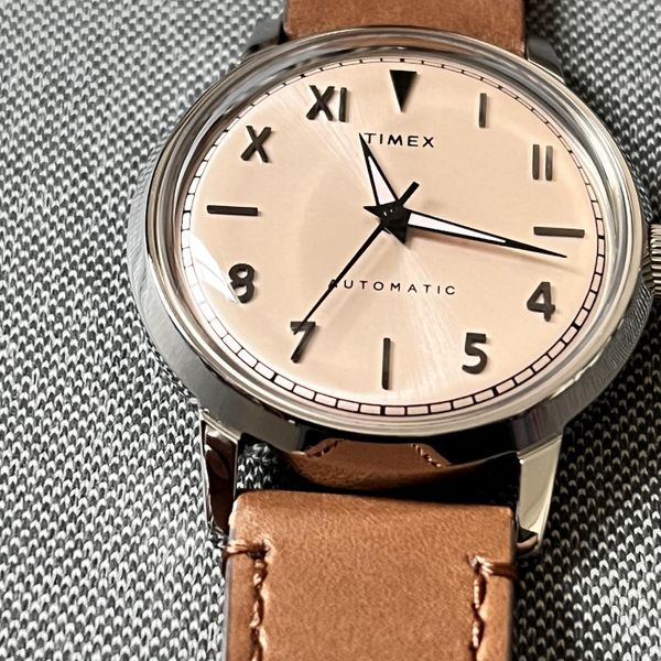 [WTS] Marlin® Automatic California Dial 40mm Leather Strap Watch ...