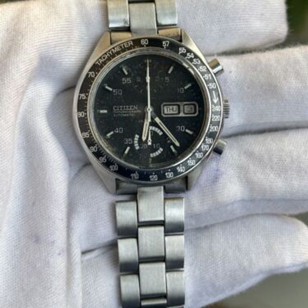 Rare Vintage Citizen 67 9313 SpeedMaster Chronograph Automatic Cal.8110 ...