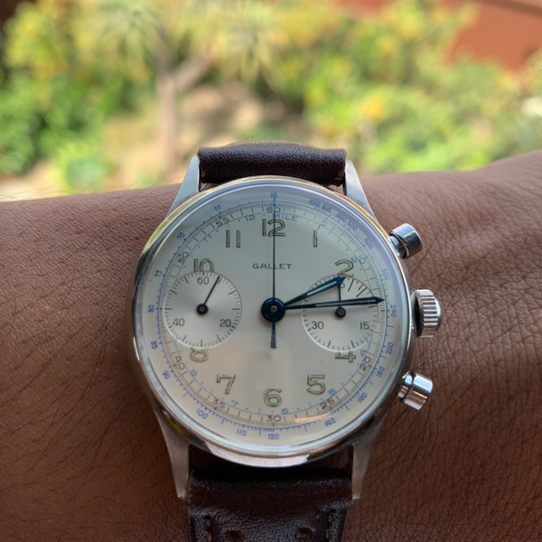 [WTS] Gallet 1950’s Chronograph, 2 register Racine/Landeron 149 ...
