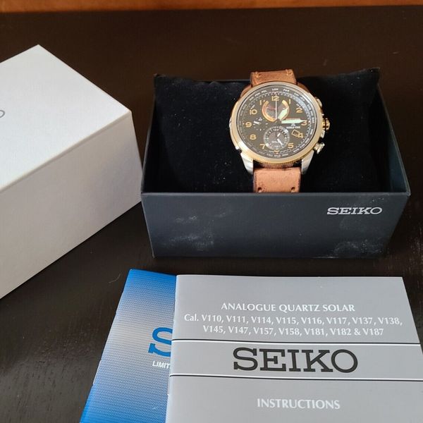 Seiko PROSPEX World Time Solar Black Dial Watch **** | WatchCharts ...