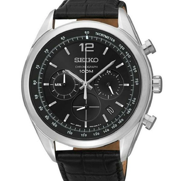 Seiko Chronograph - 6T63 Movement - New Battery - Rally Strap ...