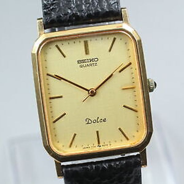 [Near MINT] Vintage Seiko Dolce 7731-5240 Square Tank Shape Quartz Men's Watch | WatchCharts ...