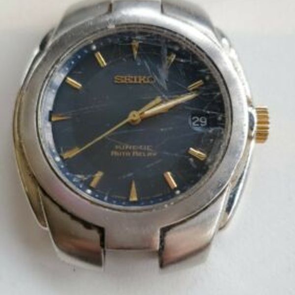 Seiko Kinetic Auto Relay 5J22 - 0B39 Men’s Stainless Steel Date | WatchCharts