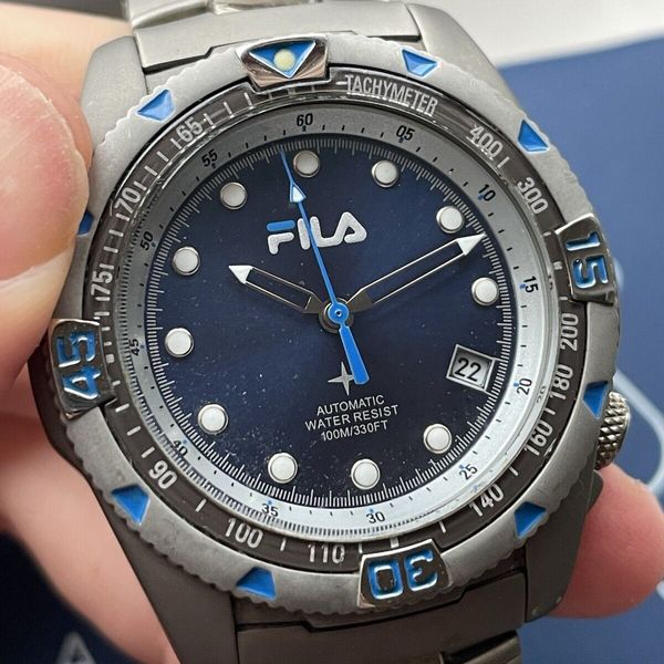 FILA 1990s Skyrunner Automatic Titanium Watch Tag-Heuer Style ...