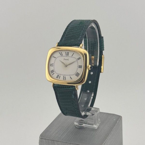 Piaget 9252 Yellow Gold Calibre 9 P Manual Winding Swiss White Dial ...